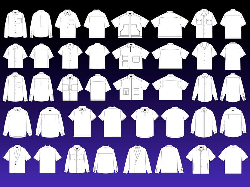 Streetwear Clothing Vector Mockups Pack – OxygenGrey